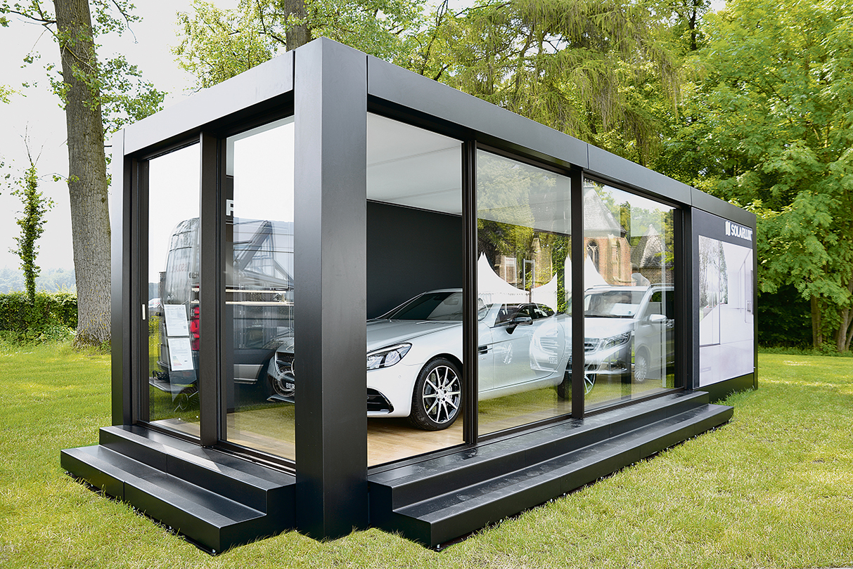 Container Infostände mieten & kaufen | Präsentationscontainer