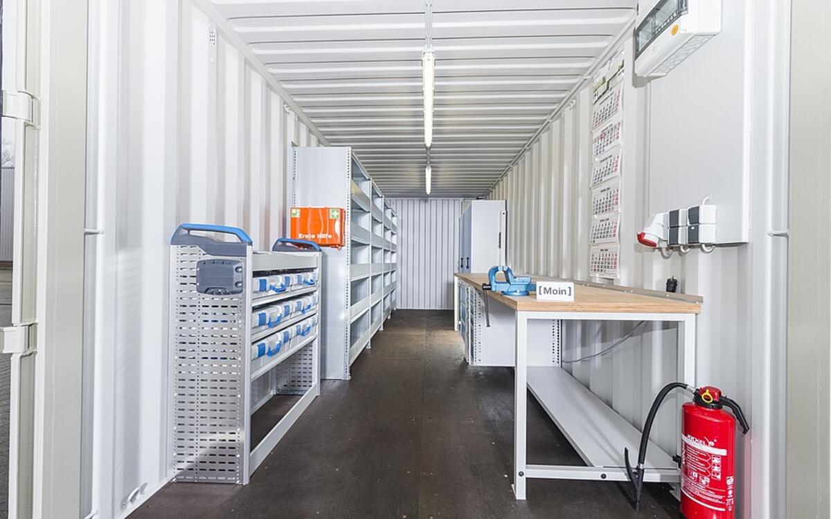 Komplett ausgestattet, schnell geliefert | ELA Container Deutschland