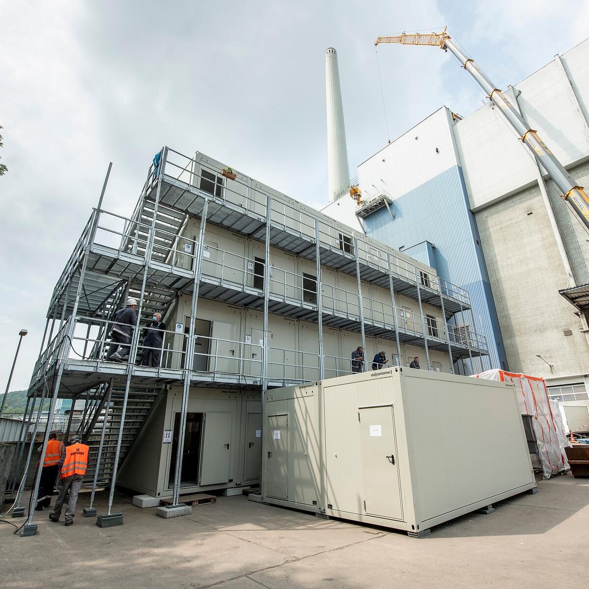 ELA Container errichtet Containerunterkunft für Revisionsarbeiten | ELA ...